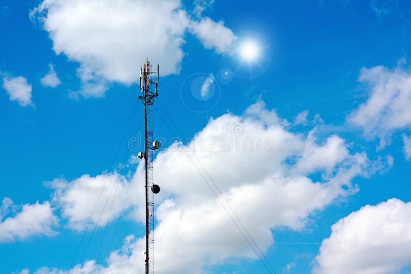 Mobile Communication Station Stock Image - Image of cellphone ...
