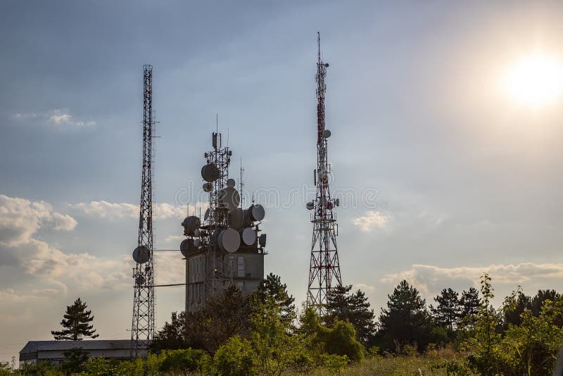 Mobile Communication Towers for Mobile Communications and the Stock ...