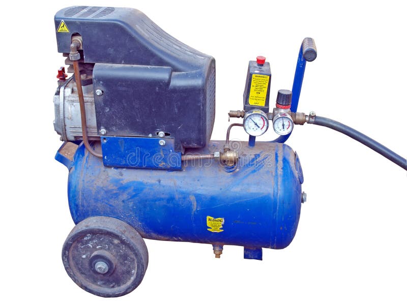 Mobile compressor stock photo. Image of metal, electric - 14289076