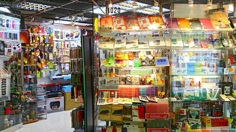 Mobile and Computer Accessories Store Editorial Image - Image of ...