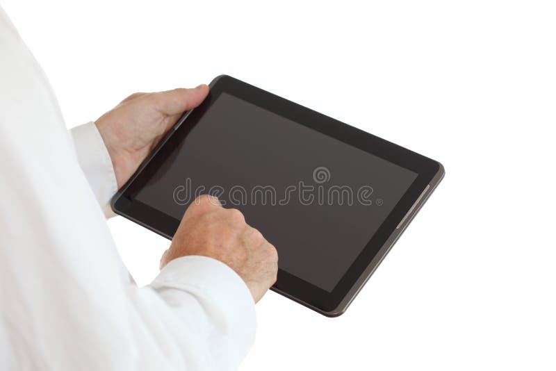 A mobile computer stock image. Image of media, computer - 33581519