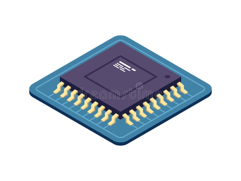 Computer Chips Vector