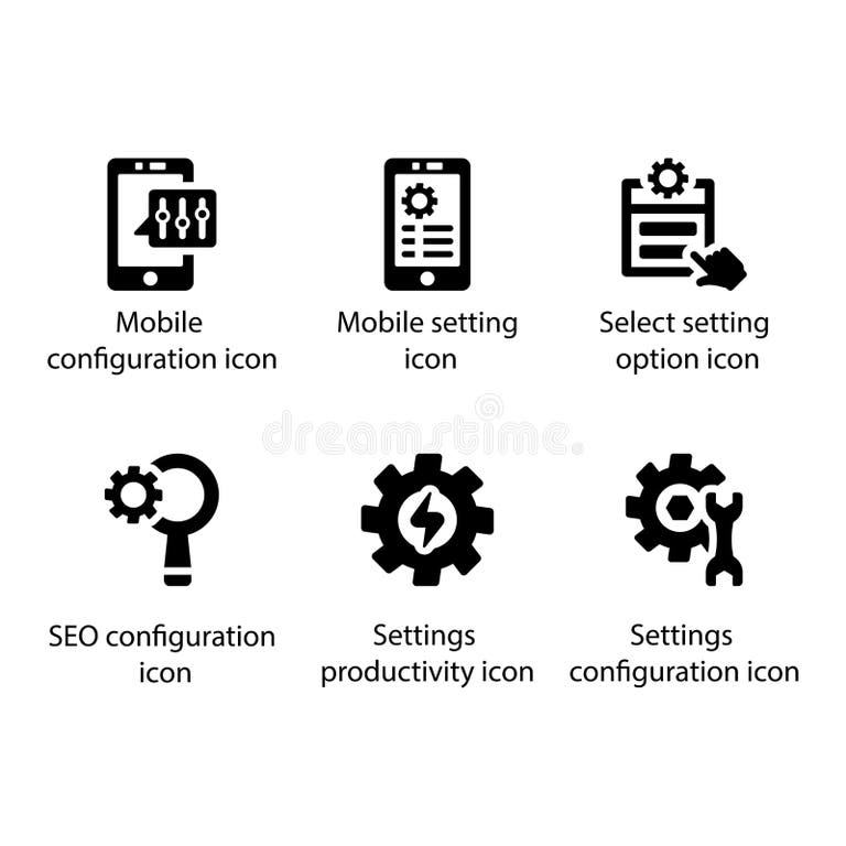 Productivity Settings Icon Stock Illustrations – 4,833 Productivity ...