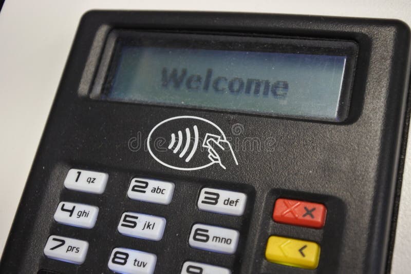 Mobile Contactless Payment Terminal Reader System Editorial Stock Image ...