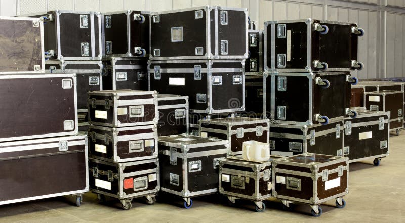 Concert Containers. Boxes for Equipment.road Case or Flight Case with ...