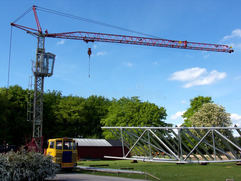 Mobile Crane stock photo. Image of equipment, development - 2527216