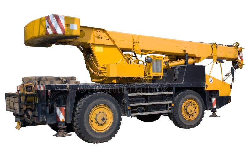 Mobile Crane Operator Flat Bed Truck Editorial Photography - Image of ...