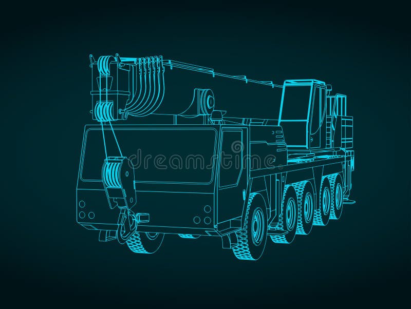 Mobile Telescopic Crane Stock Illustrations – 1,334 Mobile Telescopic ...