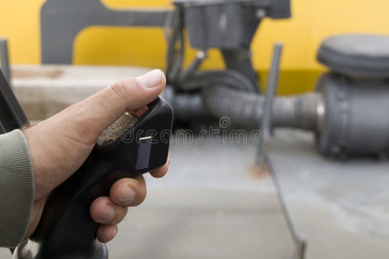 Mobile crane operator stock photo. Image of technology - 15506512