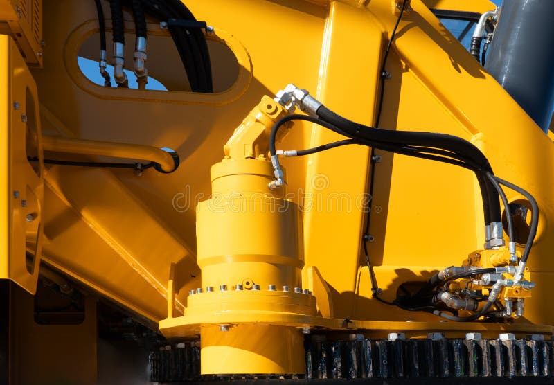 Mobile Crane Systems Featuring Turntable Swing Rack and Pinion Stock ...