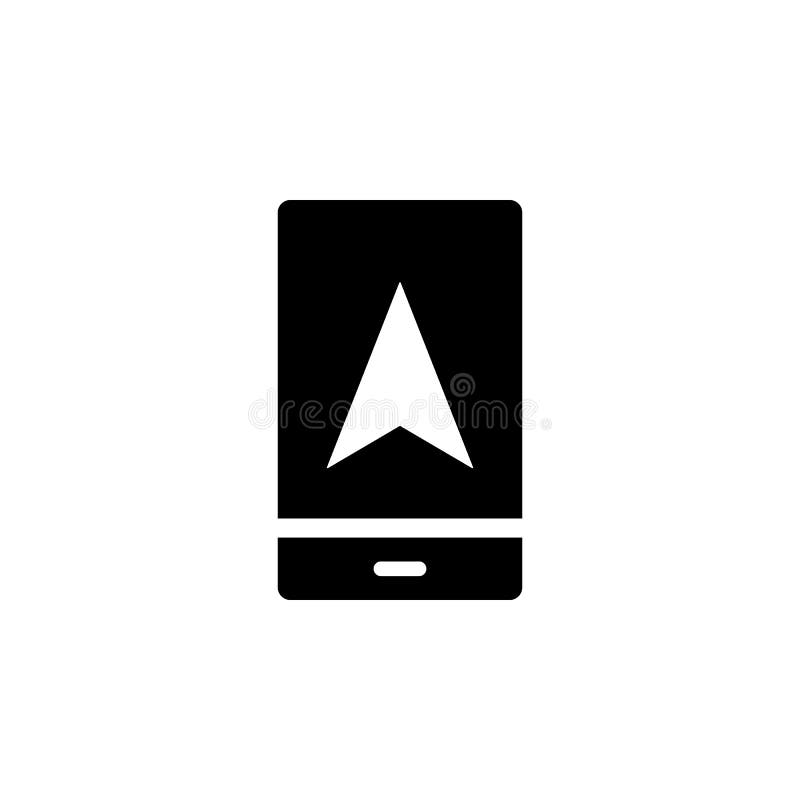 Mobile, Cursor, Location Multi Color Icon. Simple Glyph, Flat Vector of ...