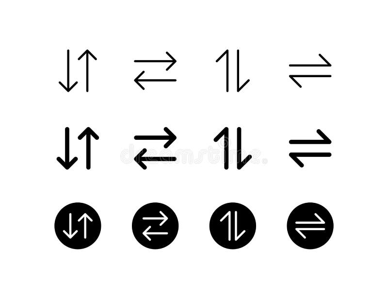 Mobile Data Icon Logo Vector Symbol. Transfer Icon Isolated on White ...