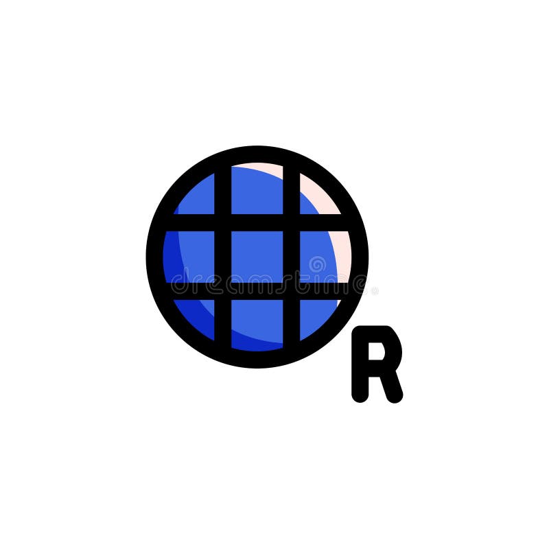 Mobile Data Roaming Icon stock vector. Illustration of transmission ...