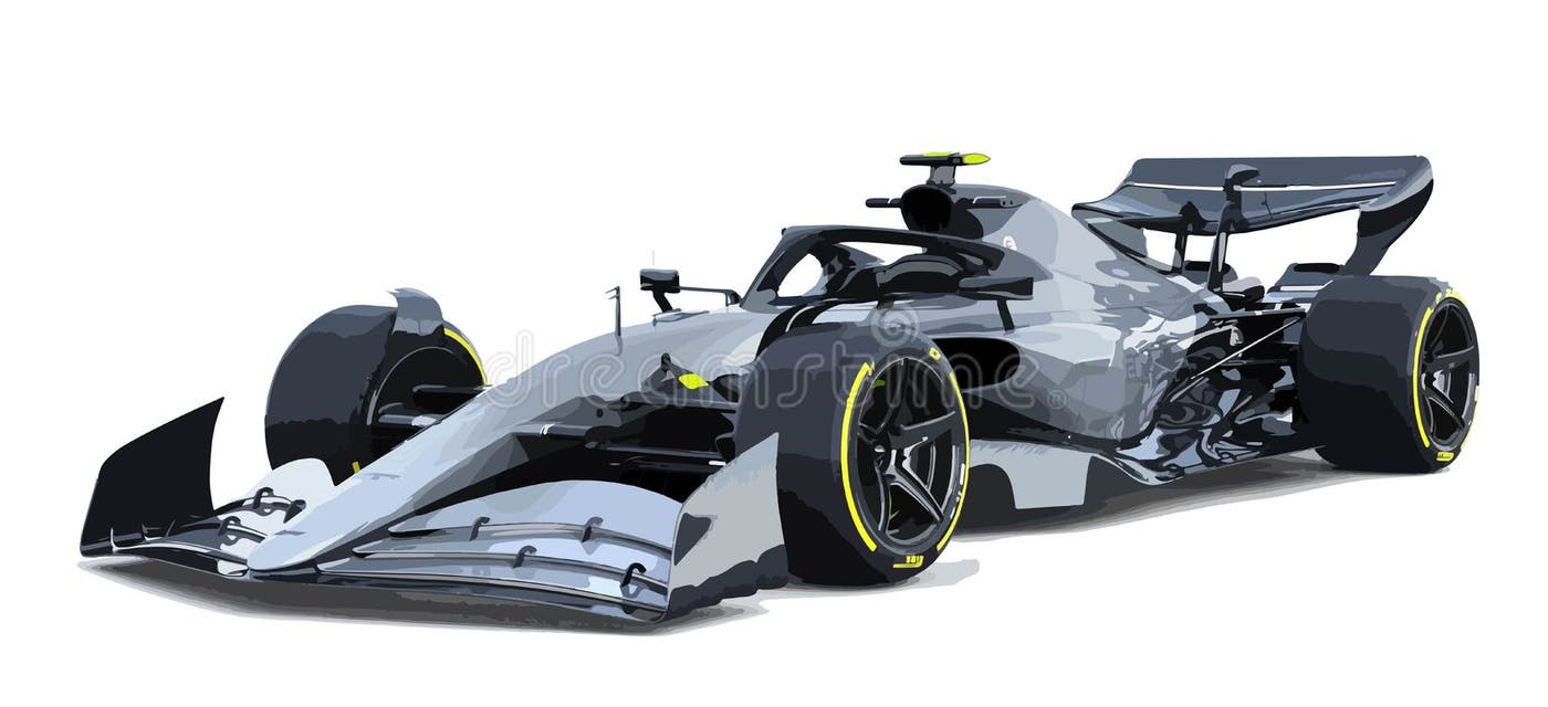F1 Car Mercedes Stock Illustrations – 44 F1 Car Mercedes Stock ...