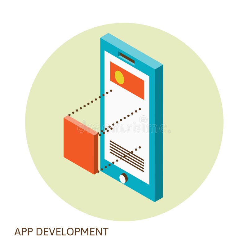 Mobile and Desktop Website Design Development Stock Vector ...