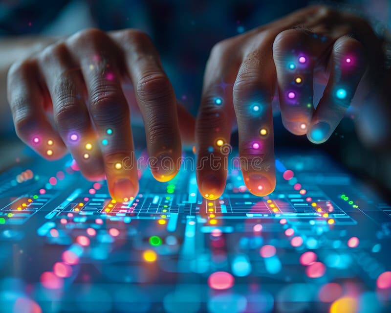 Mobile Developer Testing User Interfaces On Smart Devices Stock Image Image Of Interface