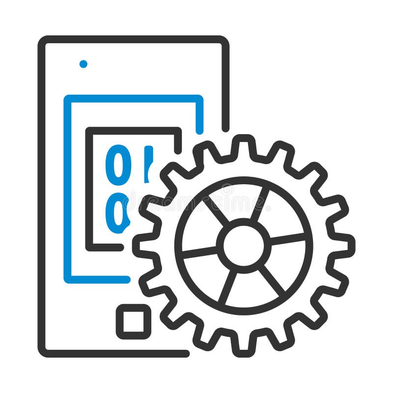 Mobile Development Icon stock vector. Illustration of vector - 244226537