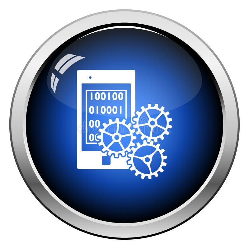Mobile Development Icon stock vector. Illustration of digital - 146818007