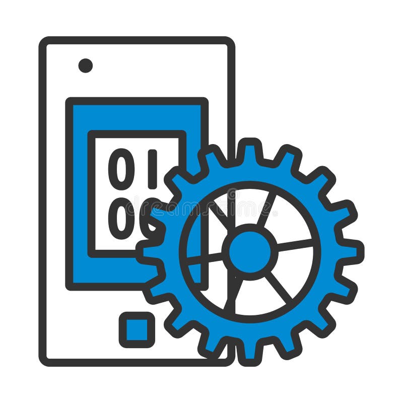 Mobile Development Icon stock vector. Illustration of business - 254629294