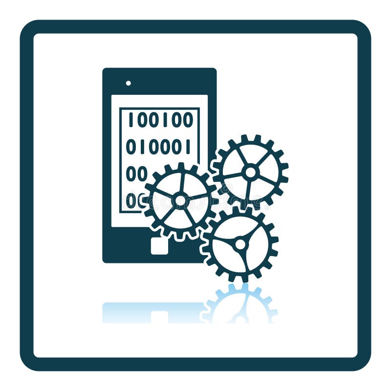 Mobile Development Icon stock vector. Illustration of telephone - 146271104