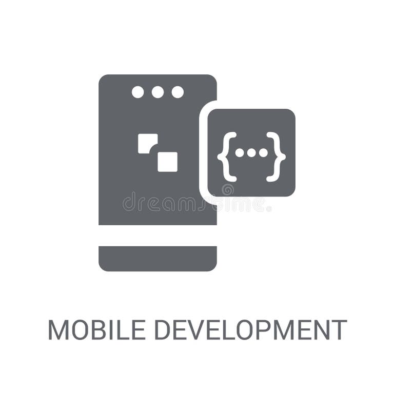 Mobile Development Icon. Trendy Mobile Development Logo Concept Stock ...