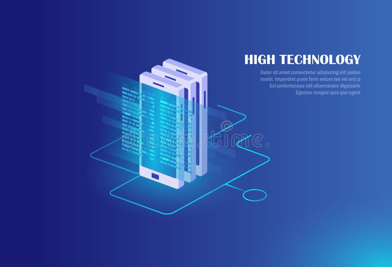 Mobile device concept stock vector. Illustration of background - 117226802