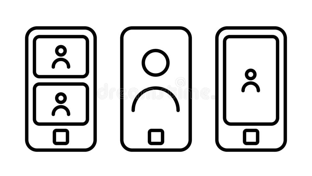 Profile Interfaces Stock Illustrations – 909 Profile Interfaces Stock ...