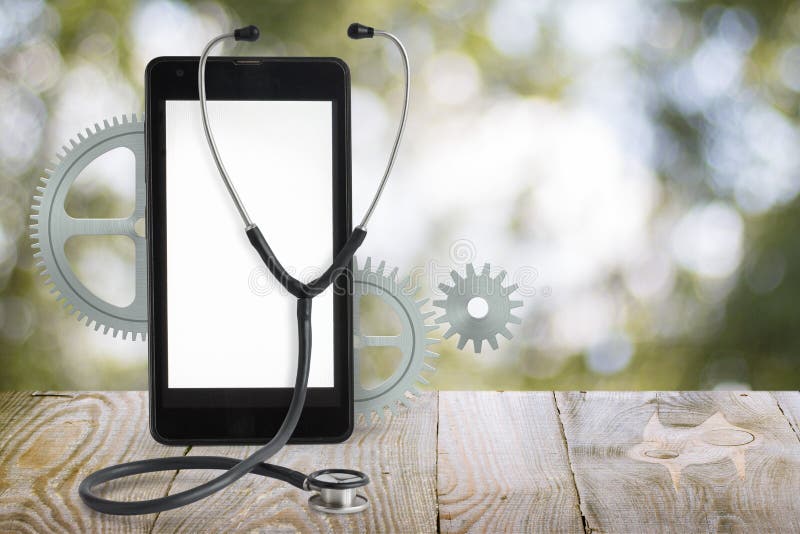 Smartphone and Mobile Phones in Repair Broken Stock Image - Image of ...