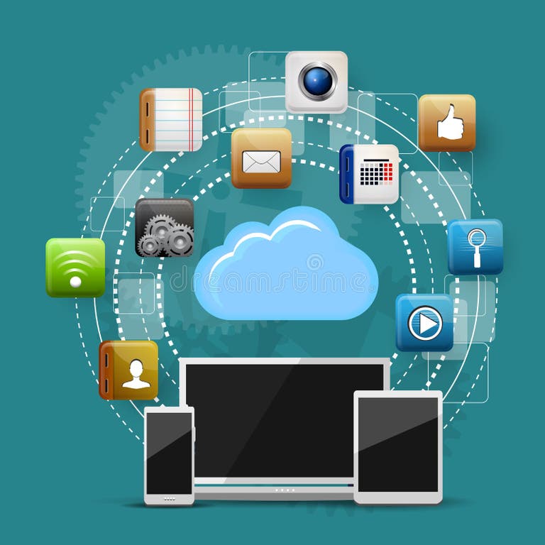 Remote Access Applications Stock Illustrations – 1,104 Remote Access ...