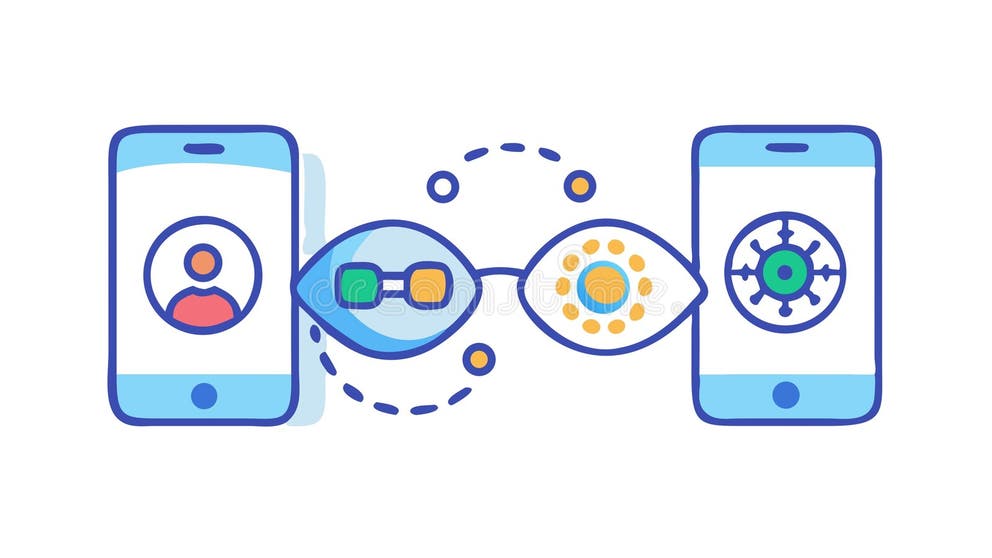 Mobile Devices Displaying VR User, Remote Virtual Reality Access ...