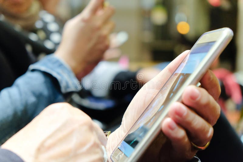 Mobile devices stock image. Image of ethnicity, communication - 90655929