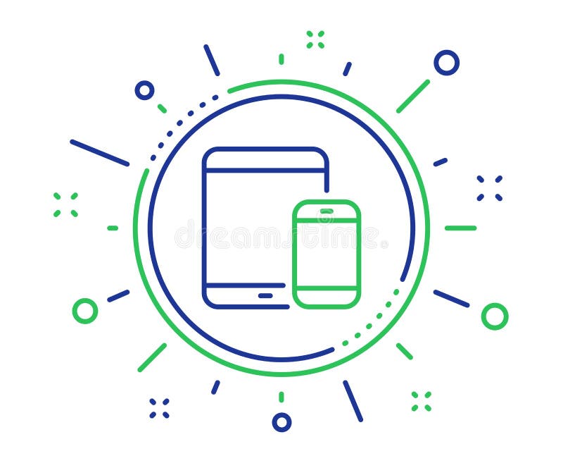 Mobile Devices Icon. Smartphone, Tablet PC. Vector Stock Vector ...