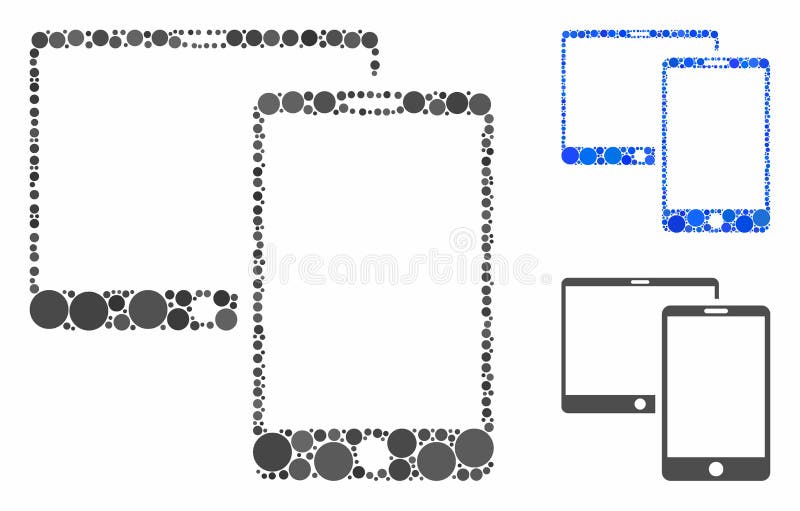 Mobile Devices Sizes Illustration Set Stock Vector - Illustration of ...