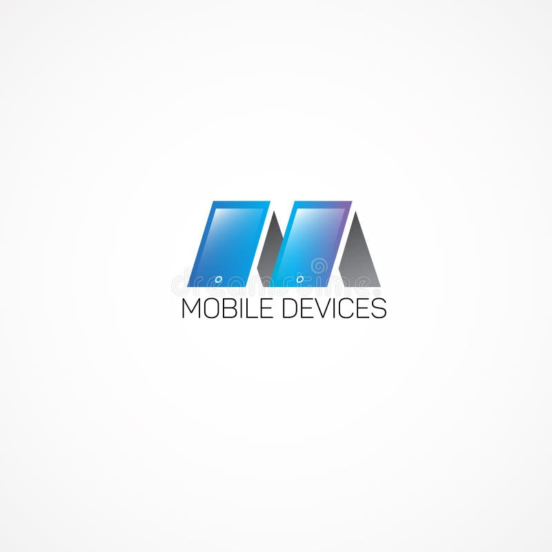Mobile devices. stock illustration. Illustration of logo - 78721911