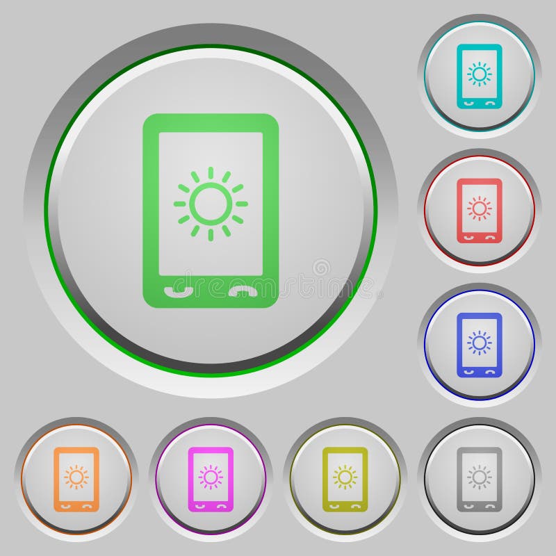 Mobile Brightness Stock Illustrations – 1,414 Mobile Brightness Stock ...