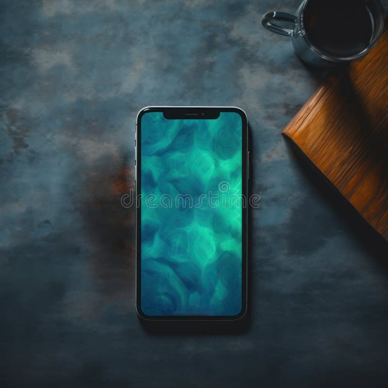 A Mobile Display Showing the Camera Color Quality Generative AI Stock ...