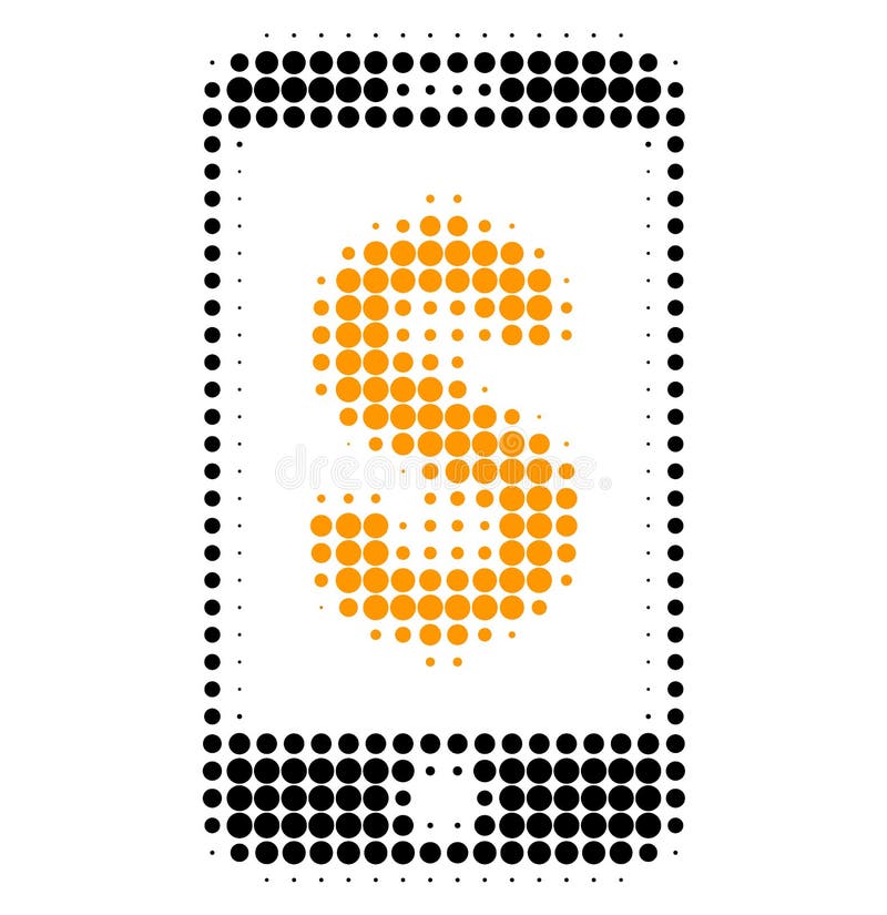 Mobile Dollar Bank Halftone Dotted Icon Stock Vector - Illustration of ... Mobile Dollar Bank Halftone Dotted Icon Stock Vector - Illustration of ...