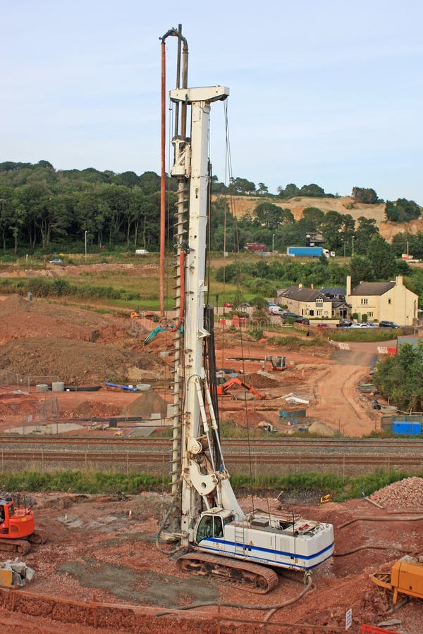 Mobile Drilling Rig on the Truck Stock Photo - Image of vehicle, mobile ...