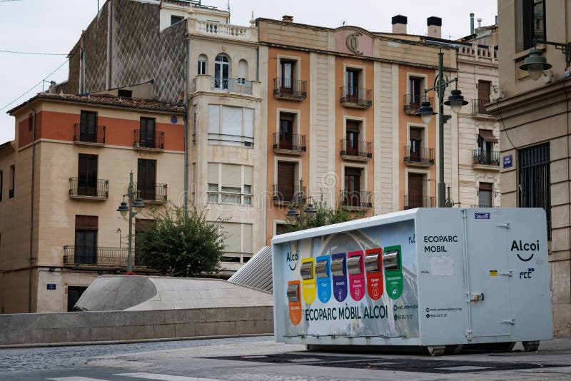 Mobile Ecopark of the Smart City of Alcoy, Spain Editorial Image ...