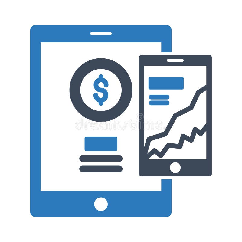 Mobile Finance Isolated Vector Icon Which Can Easily Modify or Edit ...