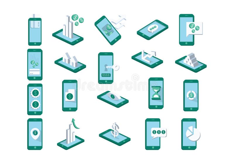 Mobile Financial Service, Smartphone Mobile Graph, Technology Mobile ...