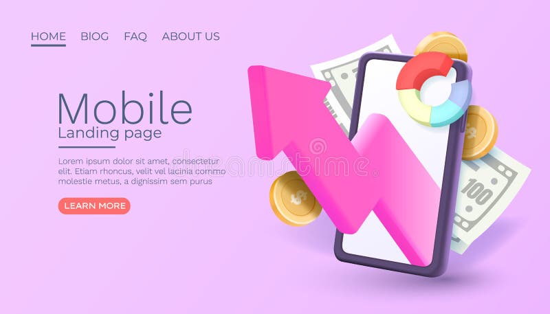 Mobile Financial Service, Smartphone Mobile Graph, Technology Mobile ...