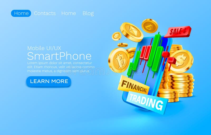 Mobile Financial Service, Smartphone Mobile Graph, Technology Mobile ...