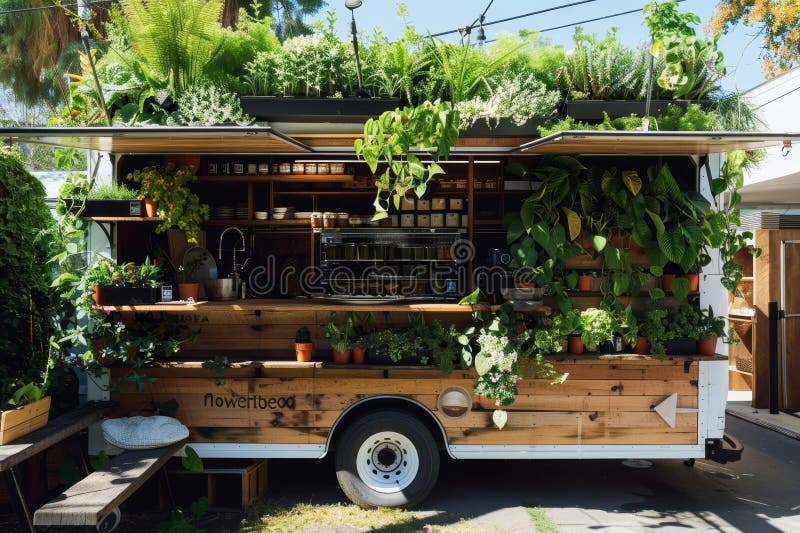 This Mobile Flower Shop Features an Array of Plants and Greenery ...