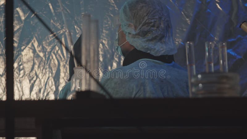 Mobile Forensic Laboratory. a Man of Arab Appearance Laboratory ...