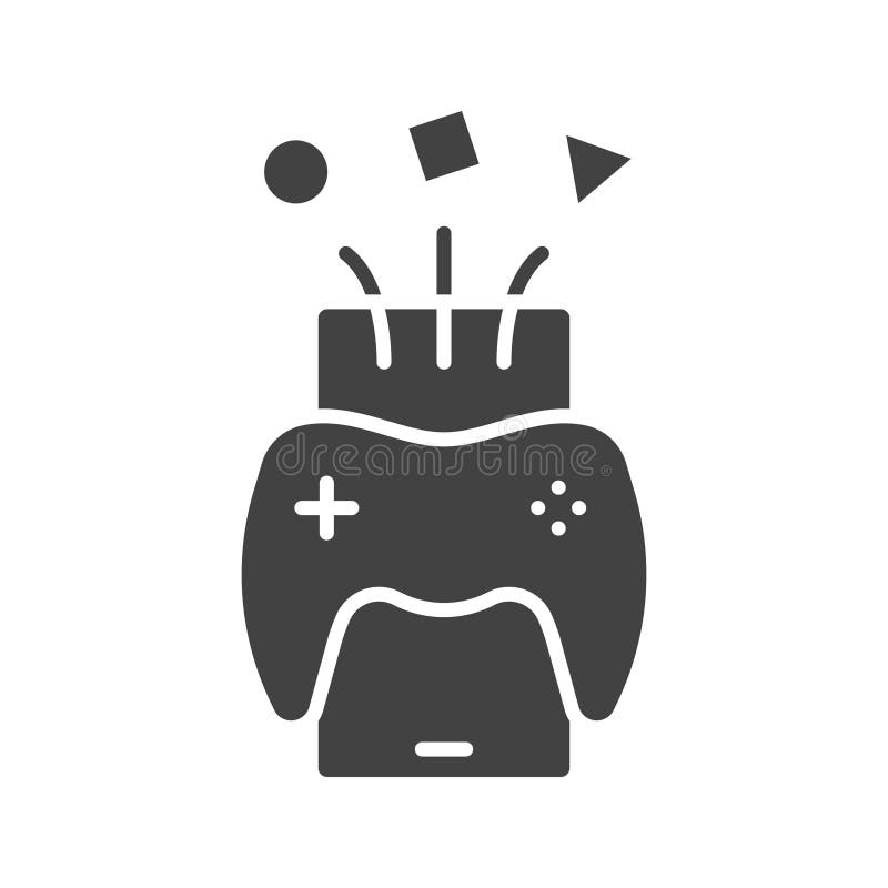 Mobile Game Icon Vector Image. Stock Vector - Illustration of play ...