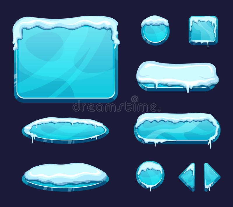 Mobile Game Ui Snow Stock Illustrations – 189 Mobile Game Ui Snow Stock ...