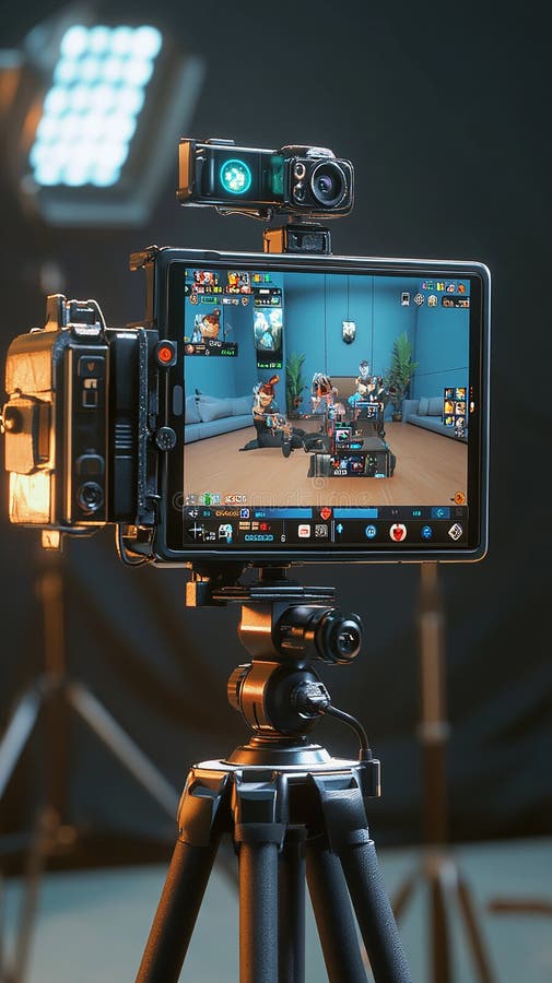 A Mobile Gaming Setup with a Phone Mounted on a Controller, Ready for ...