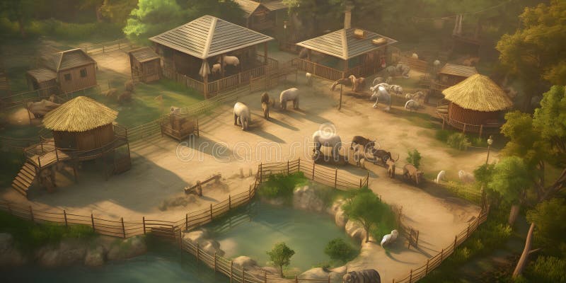 Mobile Gaming Simulation Game Design a Virtual Zoo Hyper- One ...