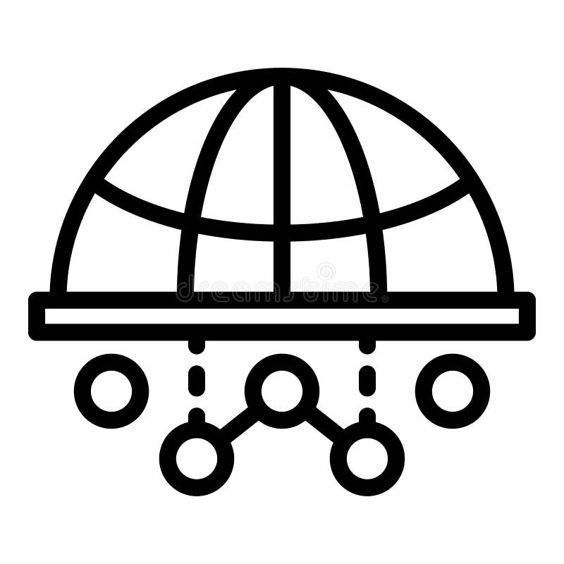 No Mobile Network Icon, Outline Style Stock Vector - Illustration of ...